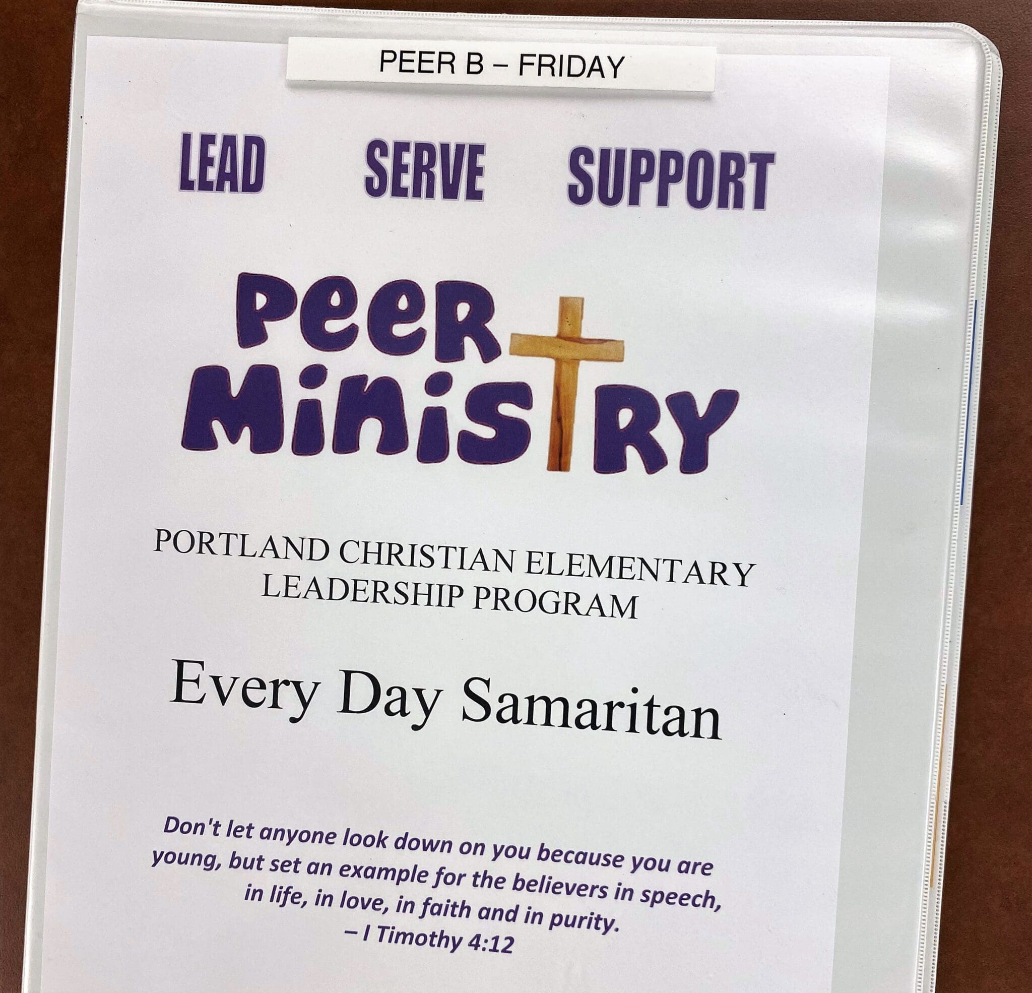 Who Is An Every Day Samaritan? - Portland Christian Schools